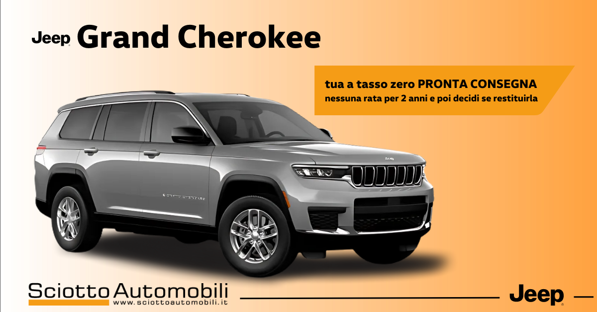 PROMO JEEP GRAND CHEROKEE a Messina, Sciotto Automobili
